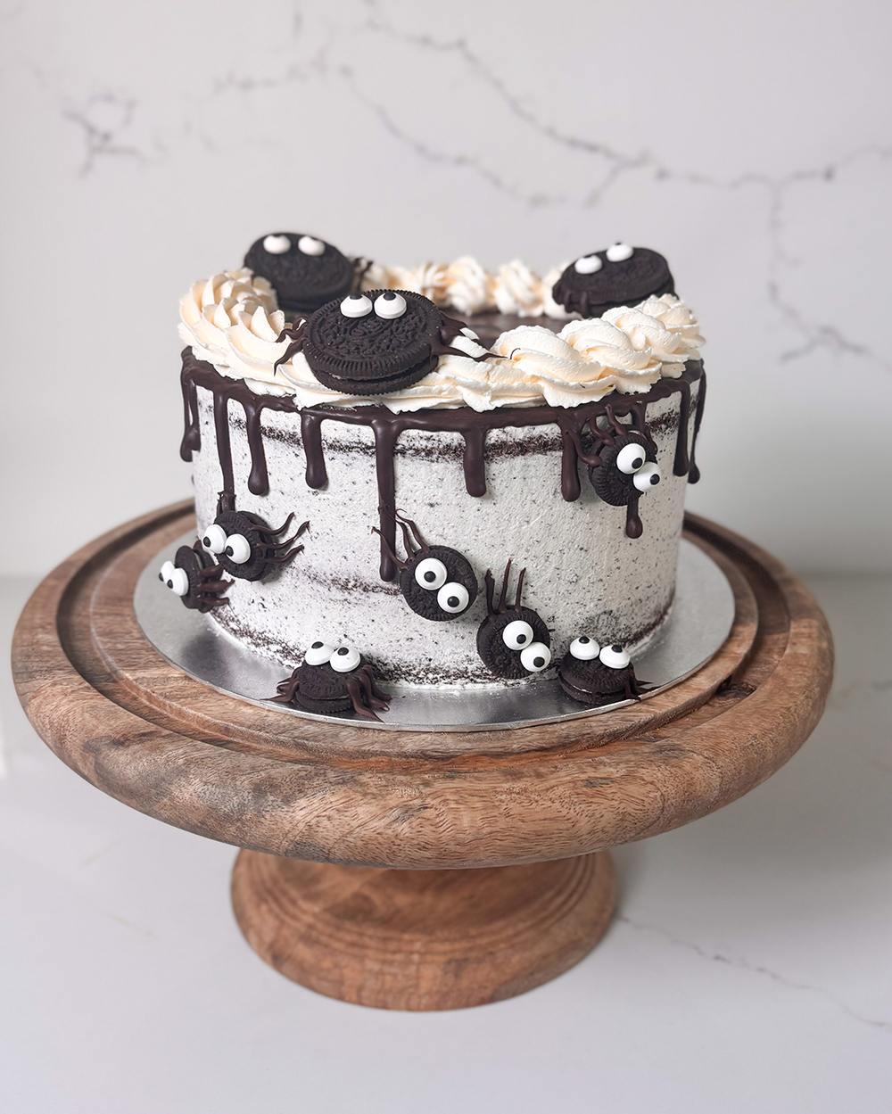 Oreo Spider Cake - Skyboat Cafe